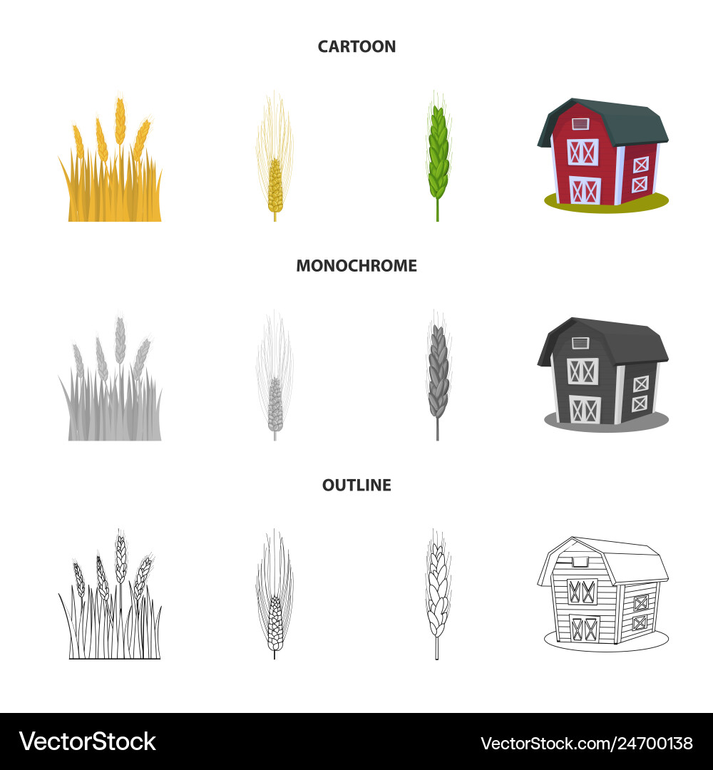 Agriculture and farming Royalty Free Vector Image