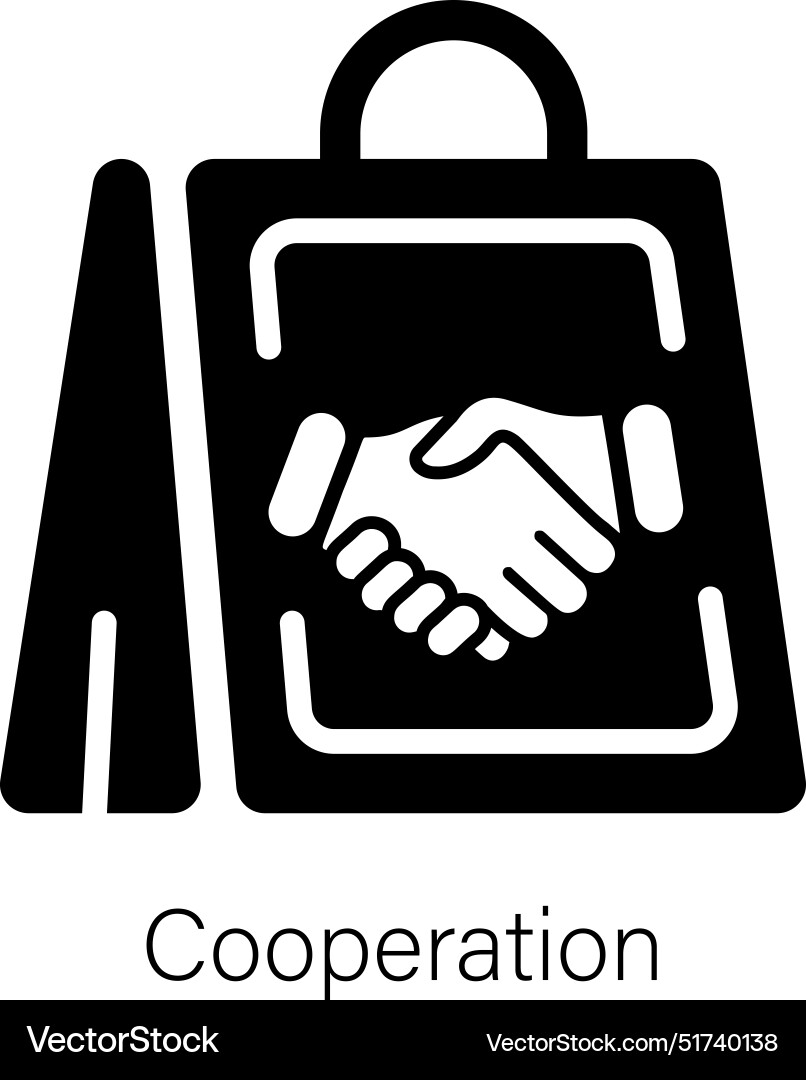 Cooperation Royalty Free Vector Image - VectorStock