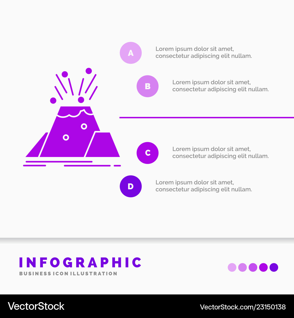 Disaster eruption volcano alert safety – Royalty-Free Vector | VectorStock