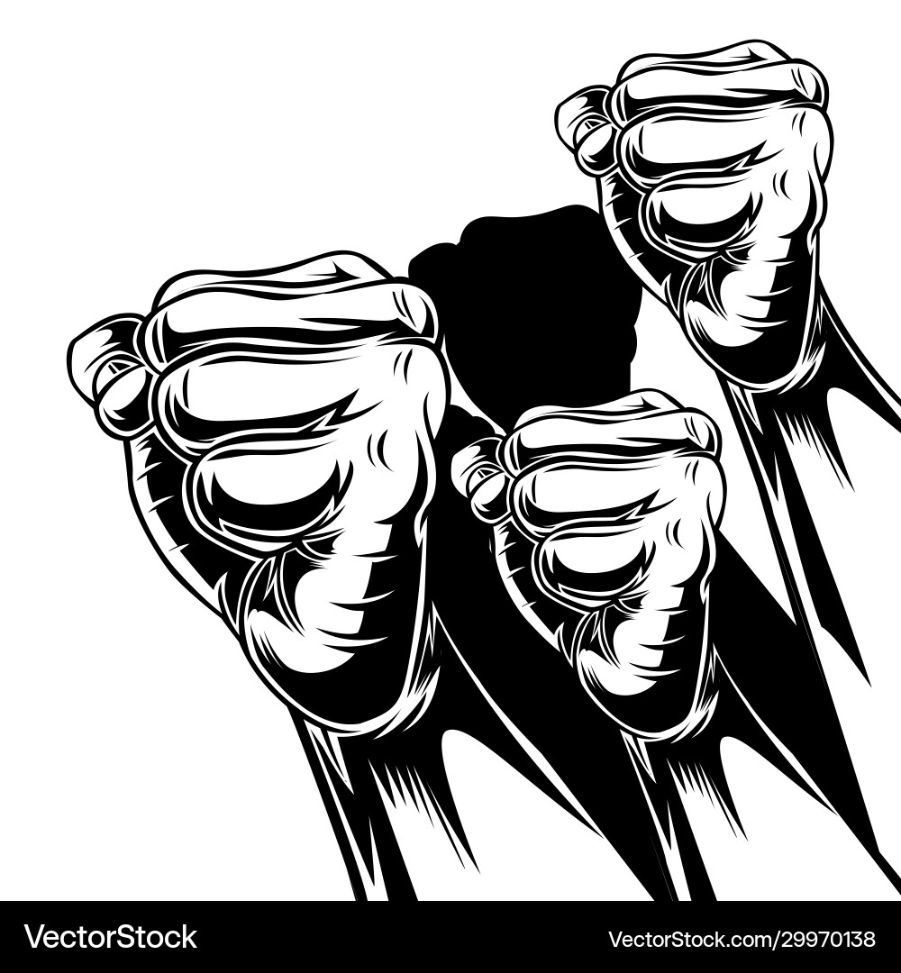 Drawing hand change clenched peace symbol 17 Vector Image