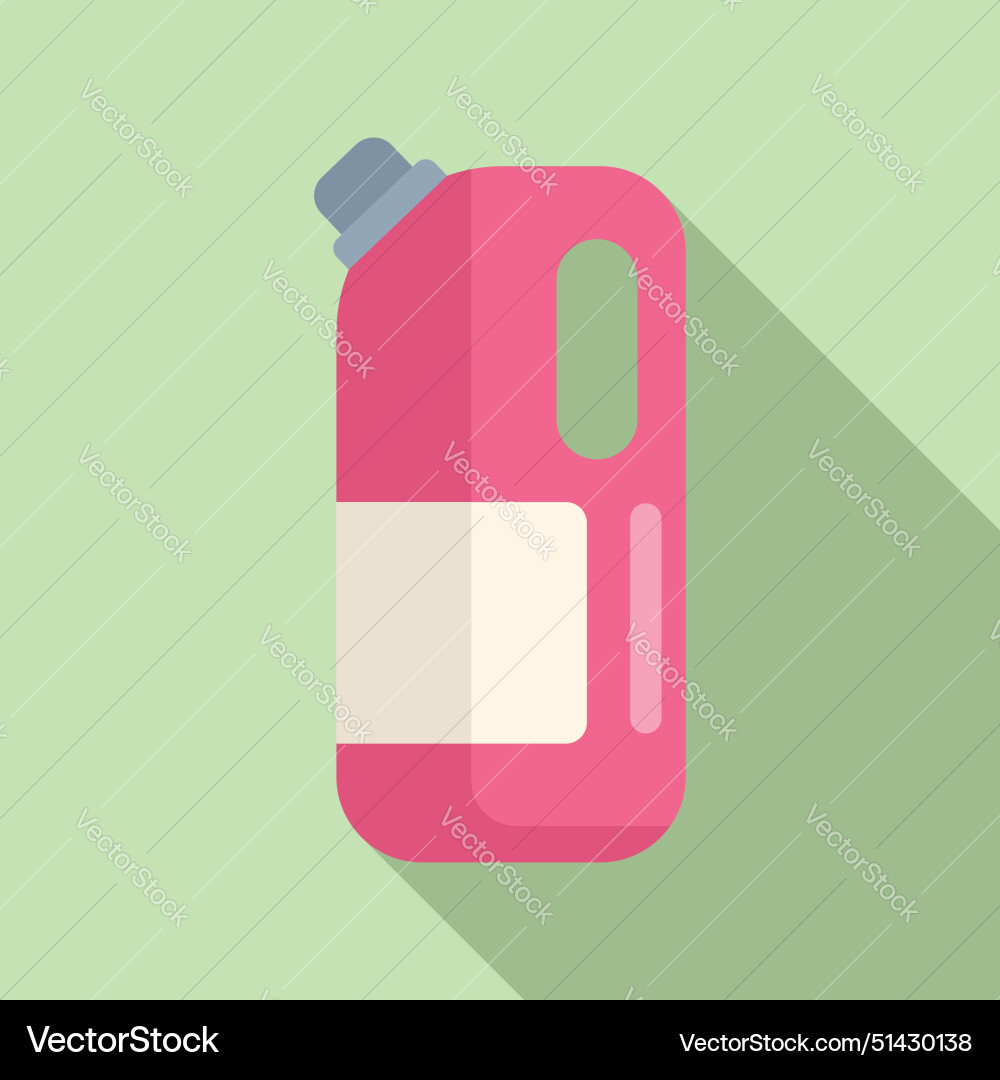 Flat design of cleaning detergent Royalty Free Vector Image