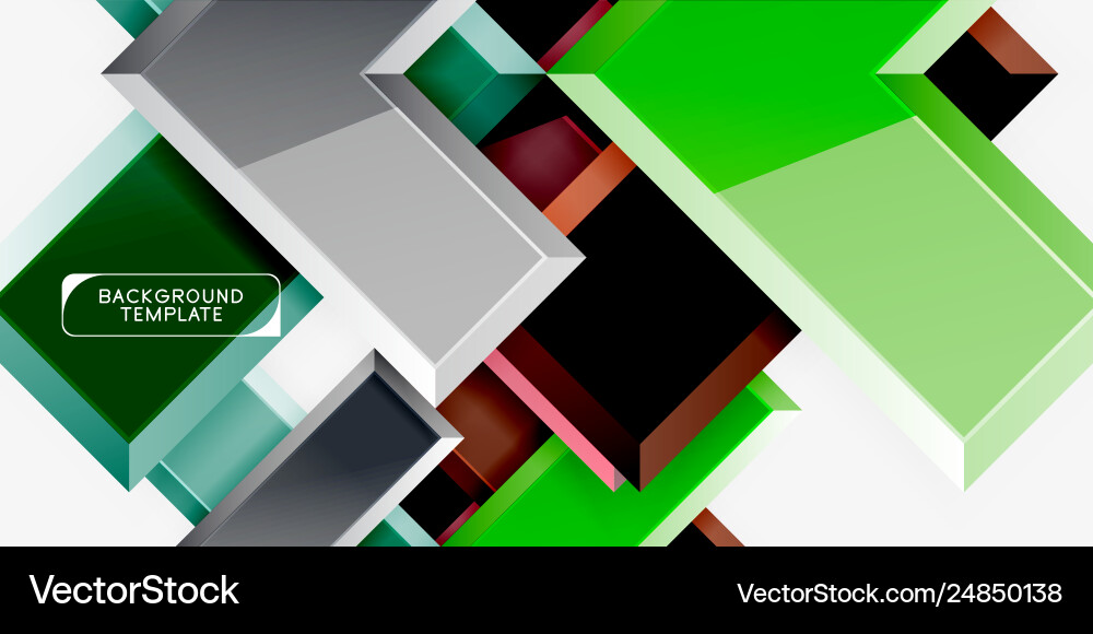 Glossy arrows geometric background Royalty Free Vector Image