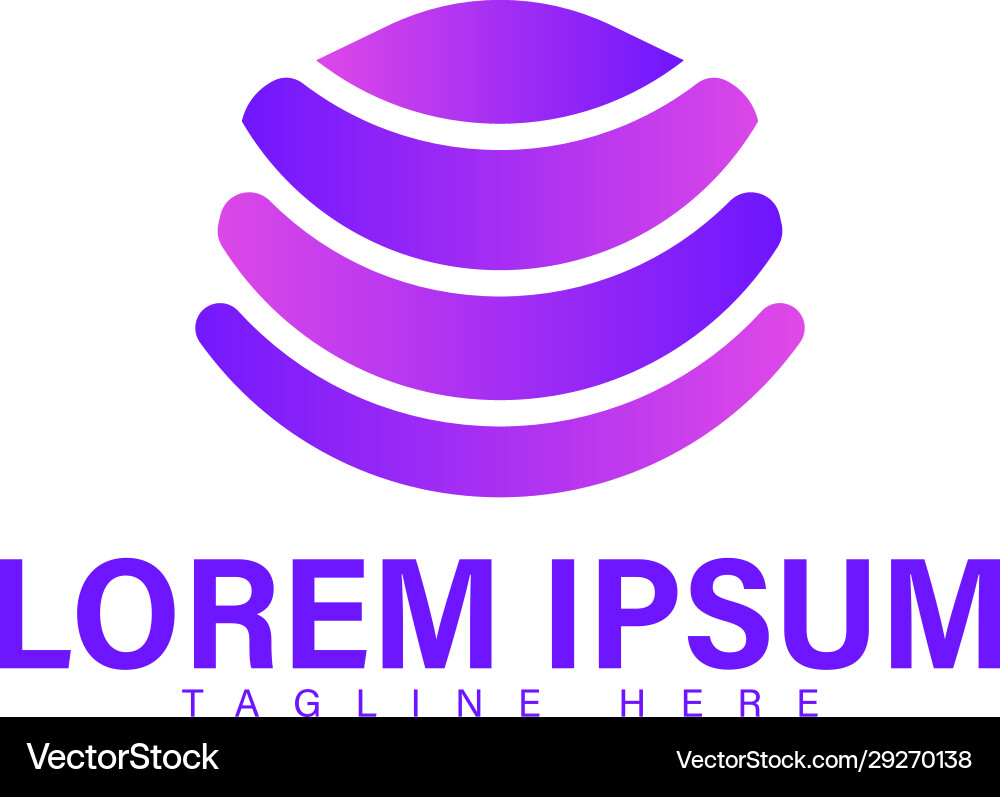 Modern icon design logo element Royalty Free Vector Image