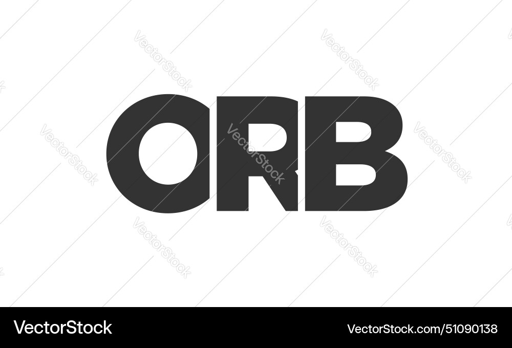 Orb logo design template with strong and modern Vector Image