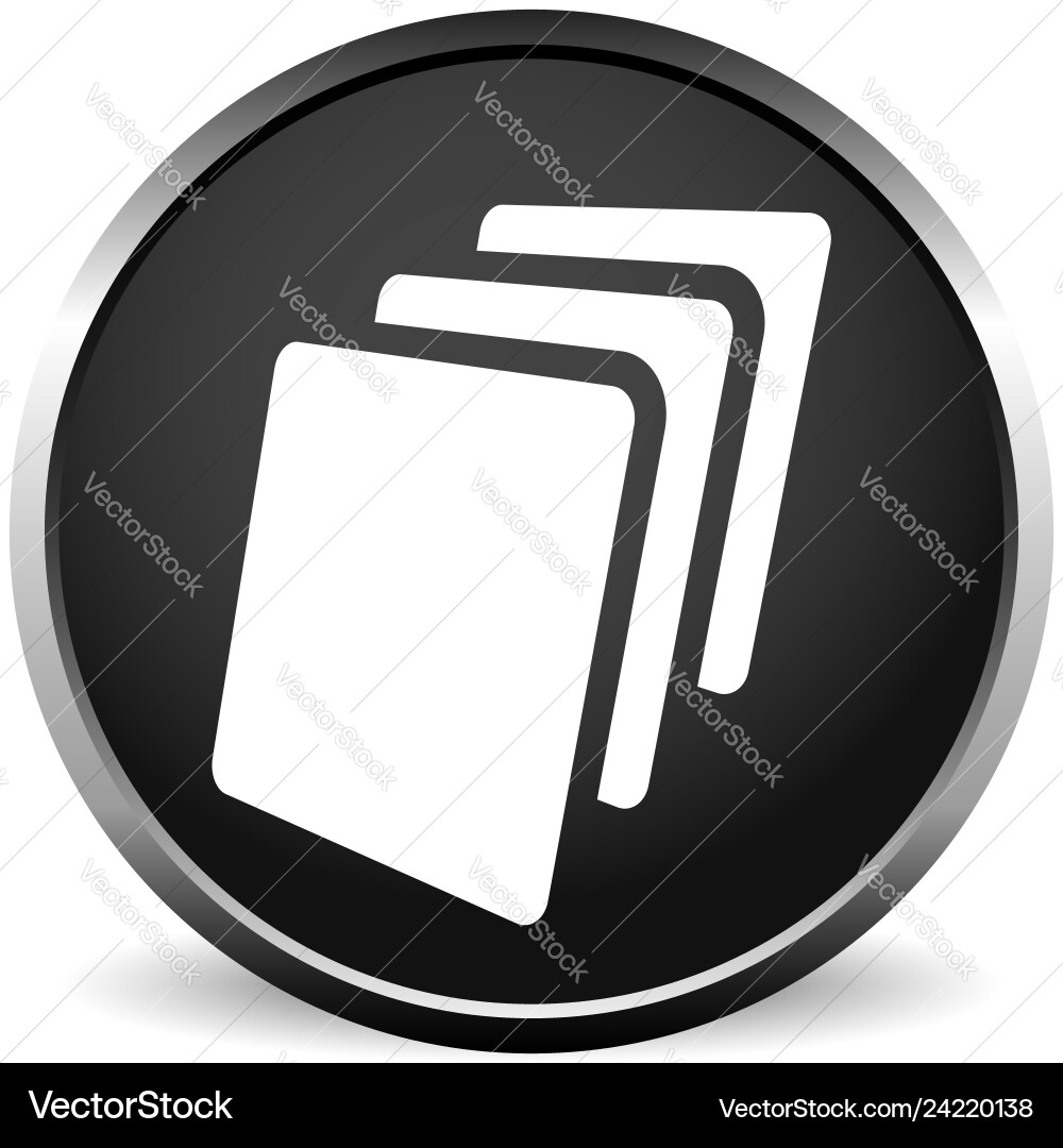 Sheets icon of paper or other material Royalty Free Vector