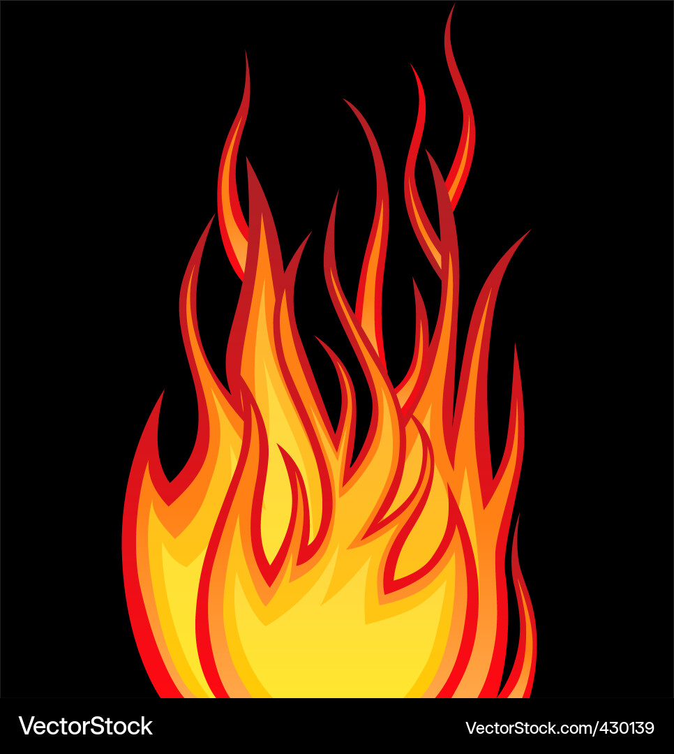 Fire Royalty Free Vector Image - VectorStock