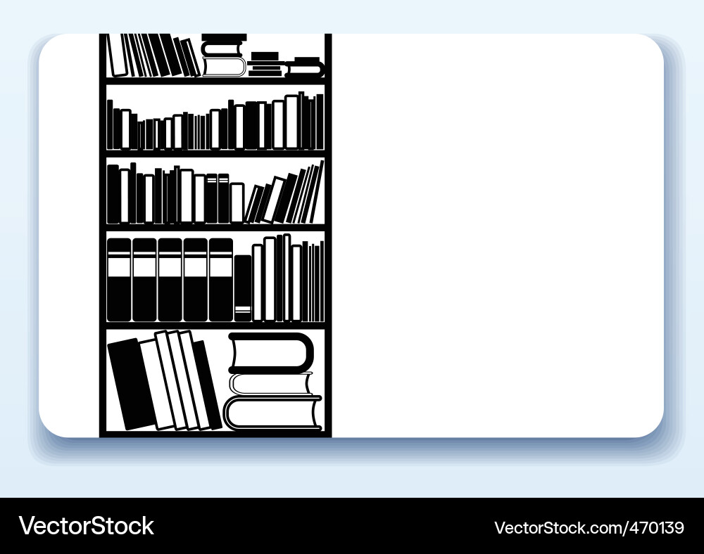Library Royalty Free Vector Image - VectorStock