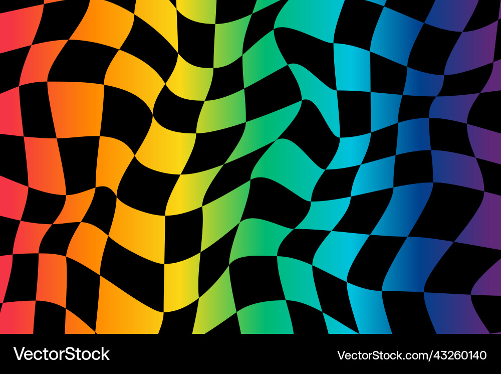 Abstrakte moderne op art karierte textur Vektorbild