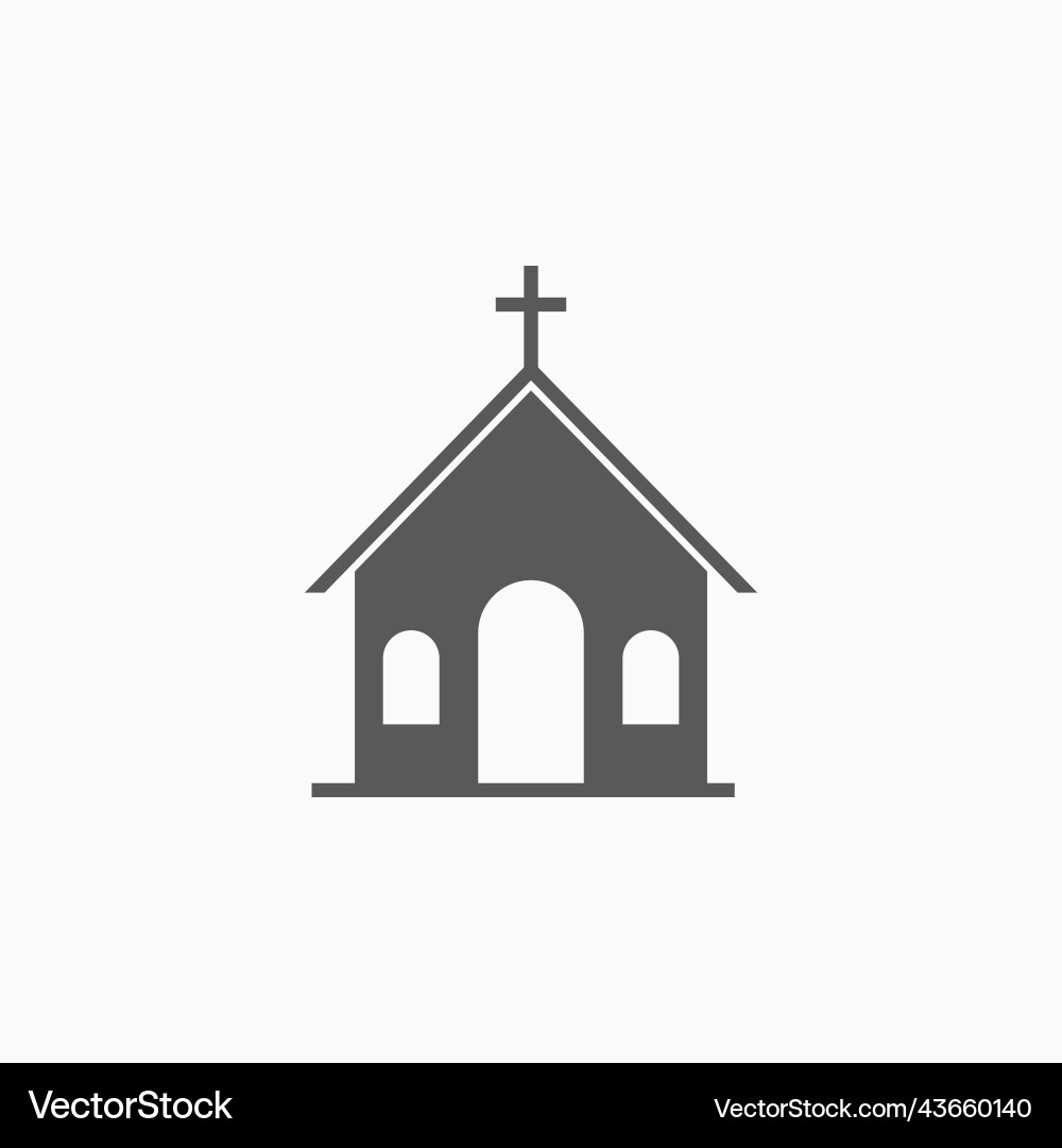 Church icon Royalty Free Vector Image - VectorStock