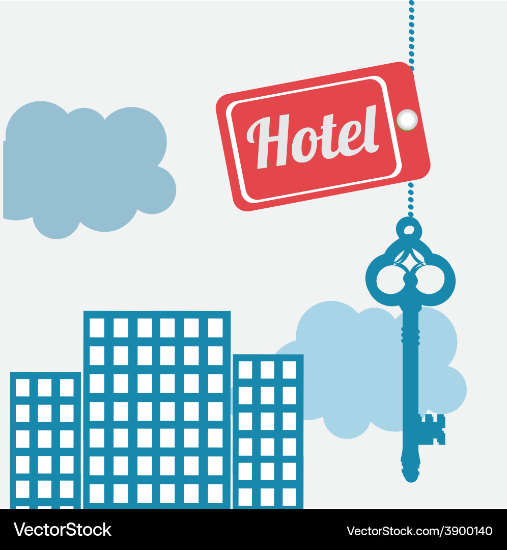 Hotel design Royalty Free Vector Image - VectorStock