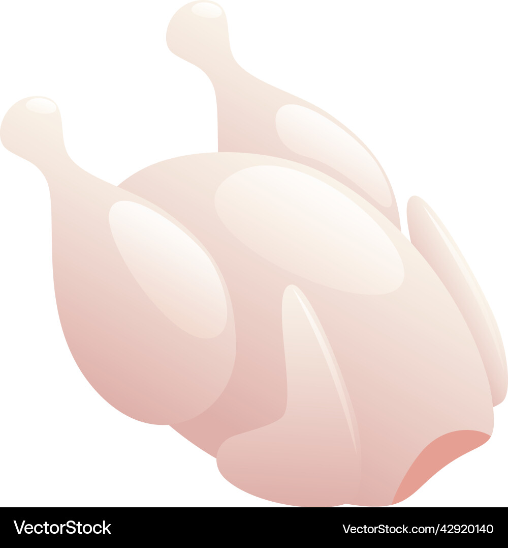 Isometric chicken broiler composition Royalty Free Vector