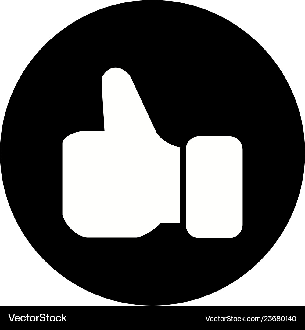 Like icon Royalty Free Vector Image - VectorStock