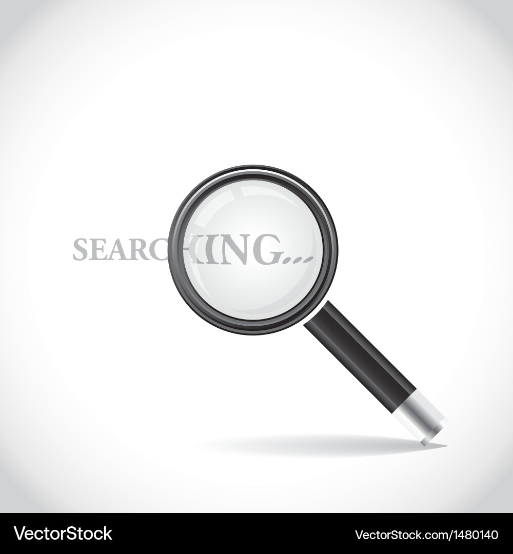Magnifying Glass Icon Royalty Free Vector Image