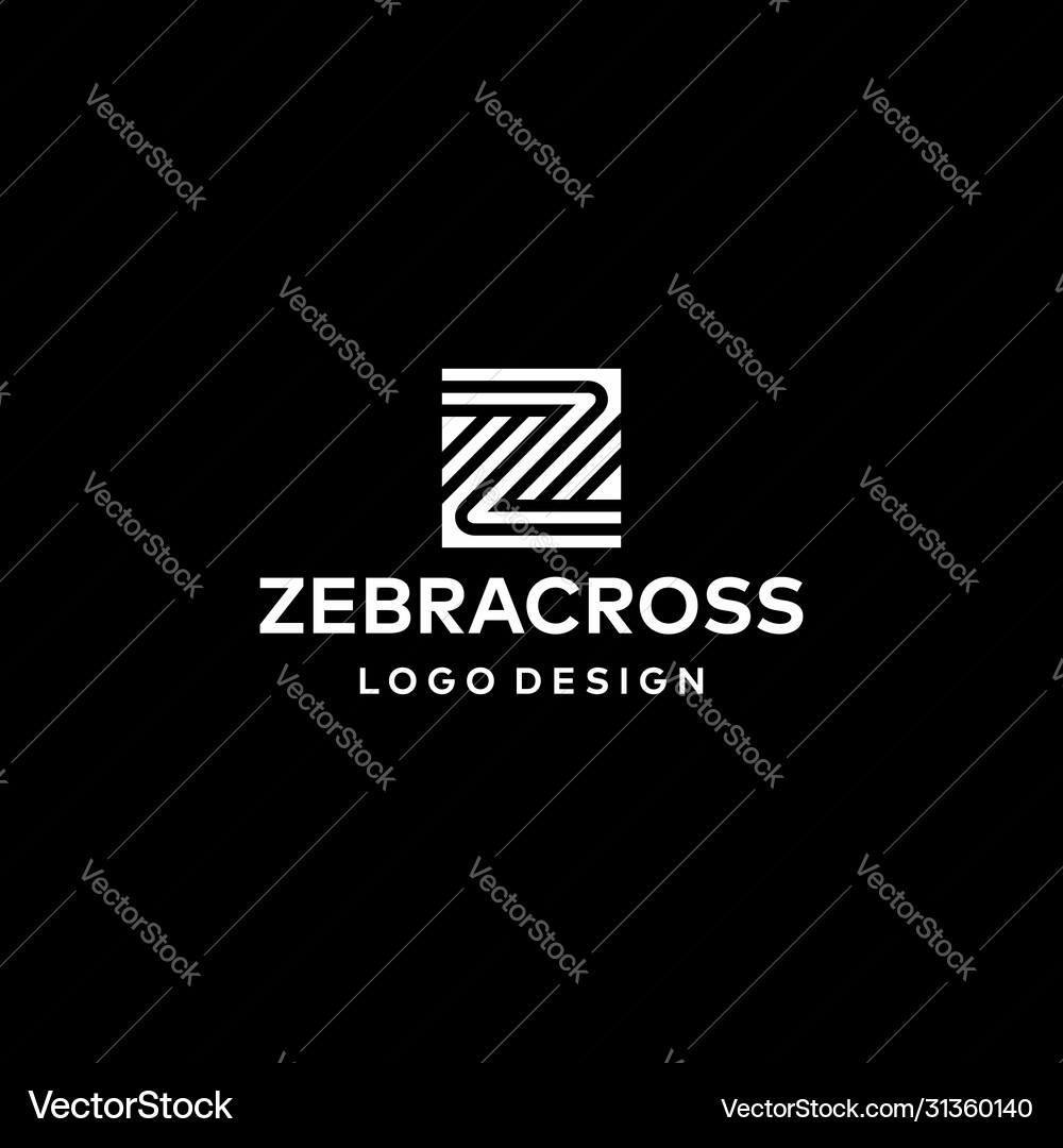 Zebra logo Royalty Free Vector Image - VectorStock