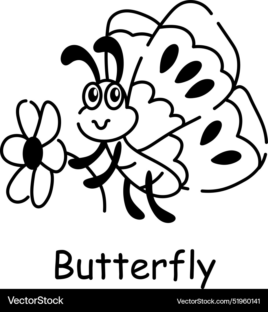 Butterfly Royalty Free Vector Image - VectorStock