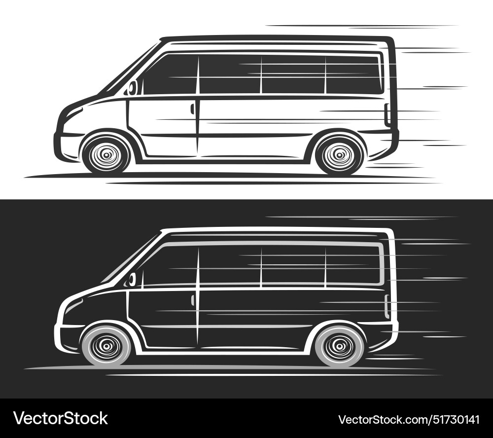 Logo for minibus Royalty Free Vector Image - VectorStock