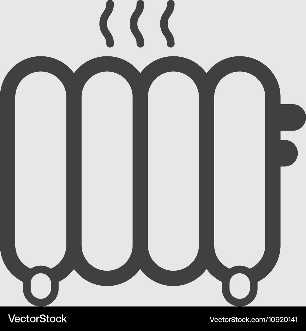 Radiator icon Royalty Free Vector Image - VectorStock