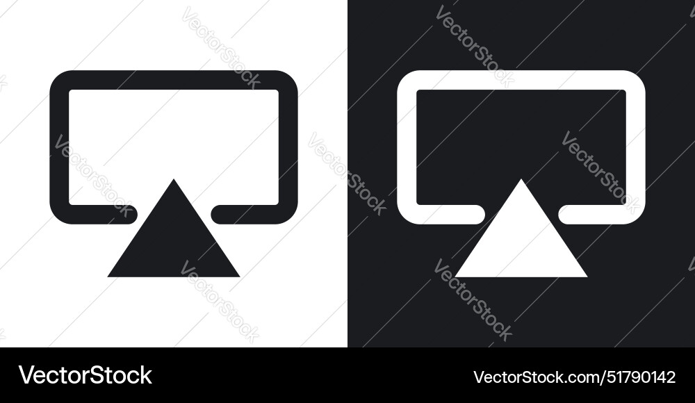 Airplay icon Royalty Free Vector Image - VectorStock