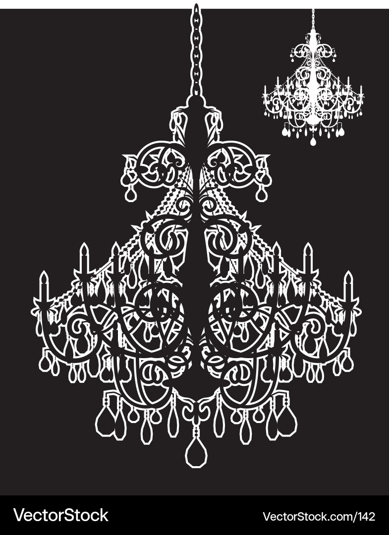Chandelier Royalty Free Vector Image - VectorStock