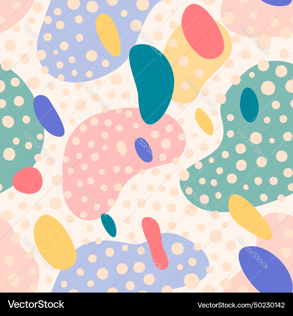 Irregular Spots & Wild Animal Pattern Vector Image