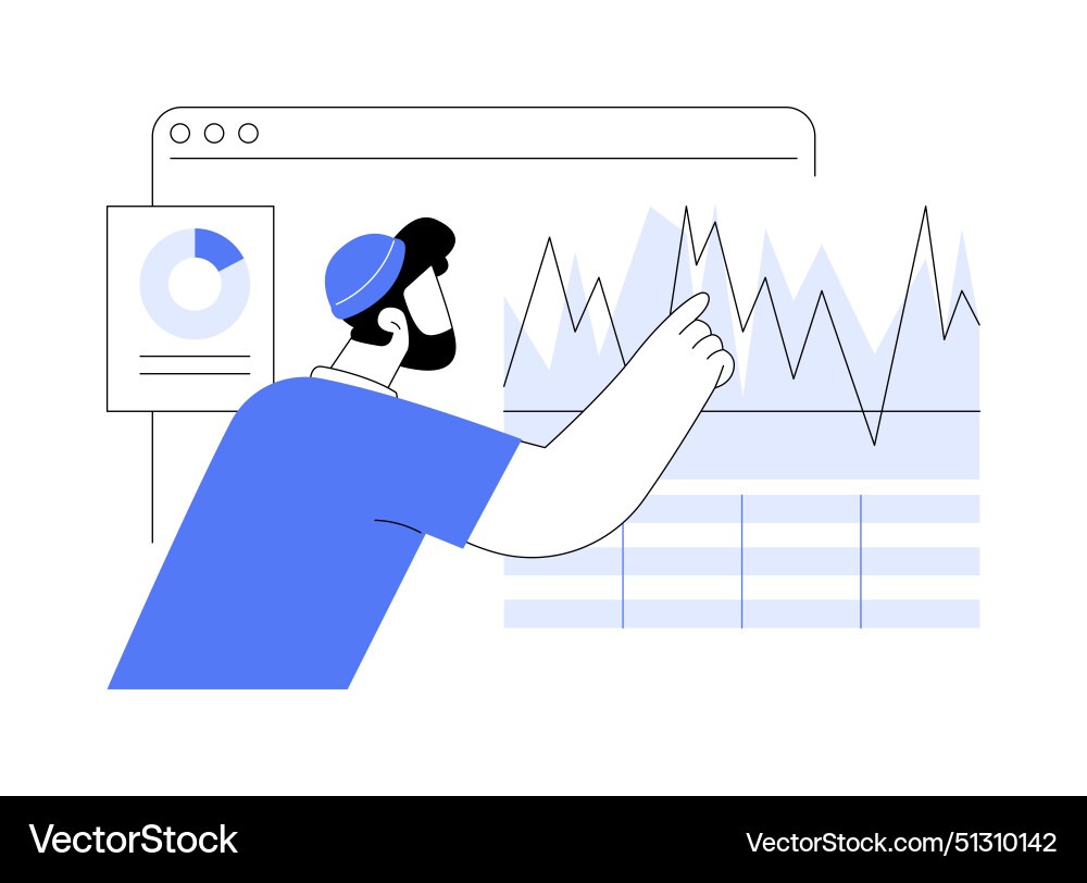 Learn to invest isolated cartoon Royalty Free Vector Image