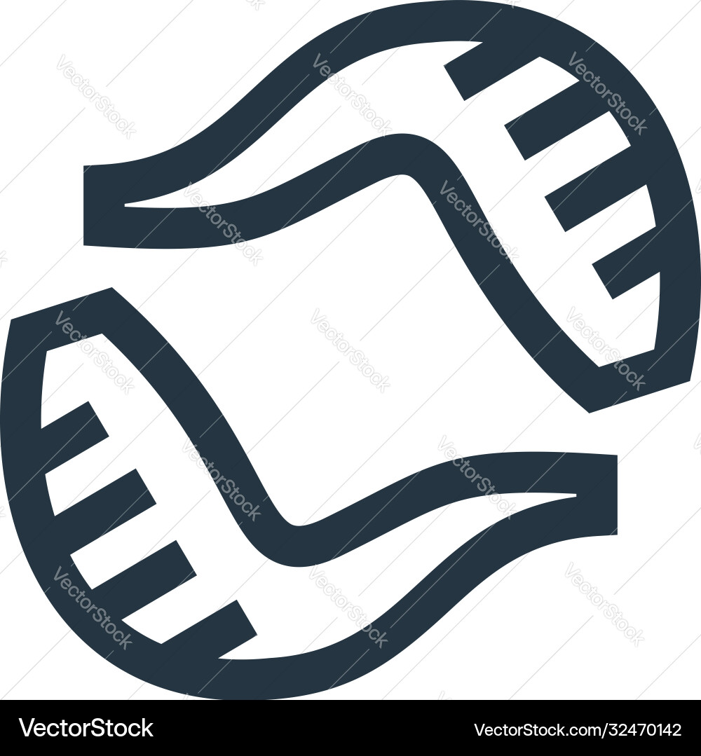 Leech icon isolated on white background outline Vector Image