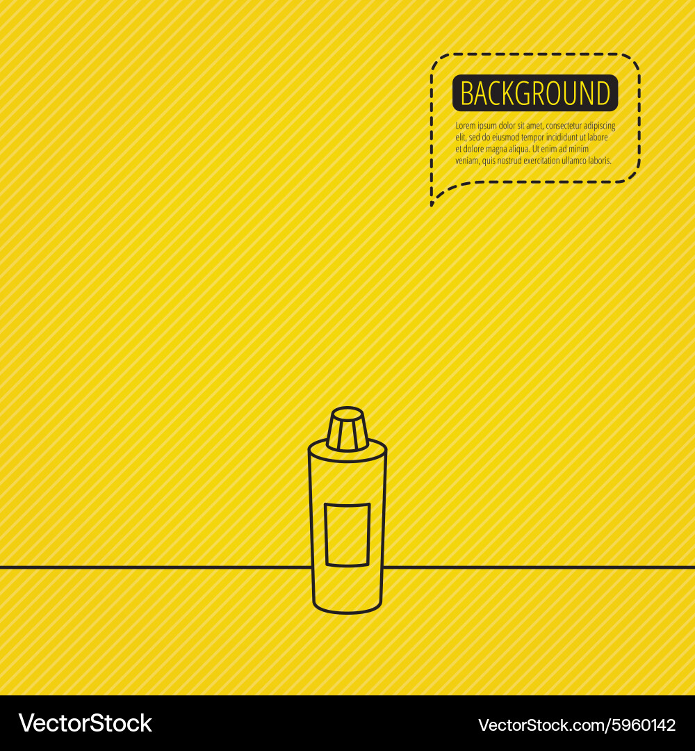 Shampoo bottle icon liquid soap sign Royalty Free Vector