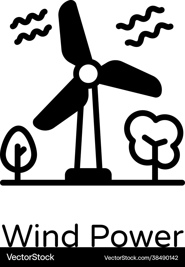 Wind power Royalty Free Vector Image - VectorStock