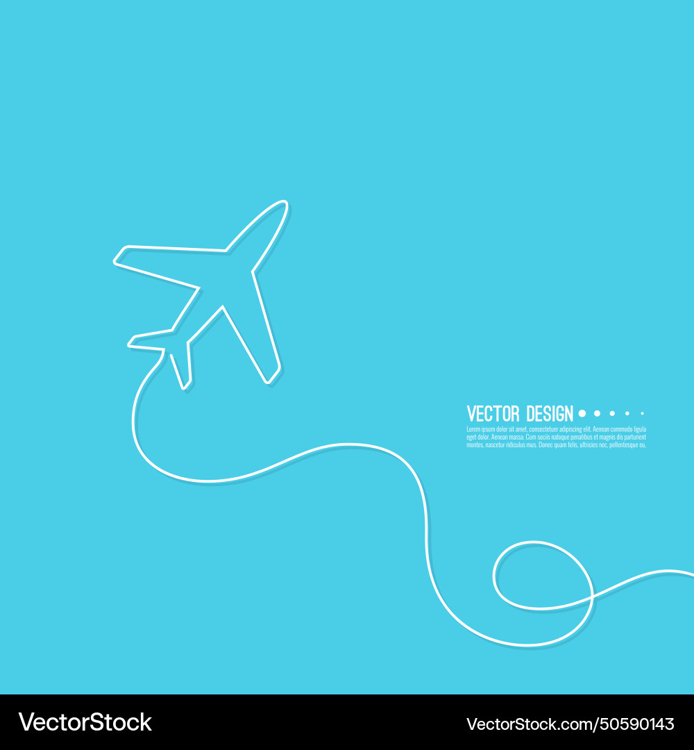 Airplane Royalty Free Vector Image - VectorStock