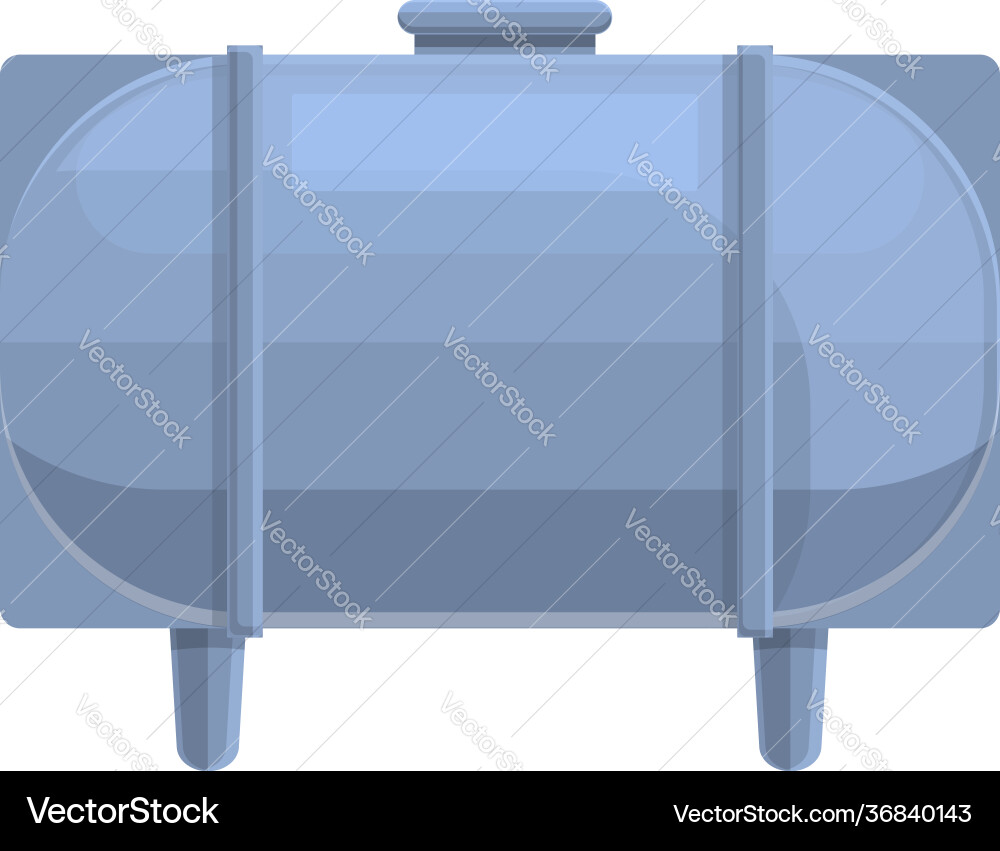 Coagulation cheese tank icon cartoon style Vector Image