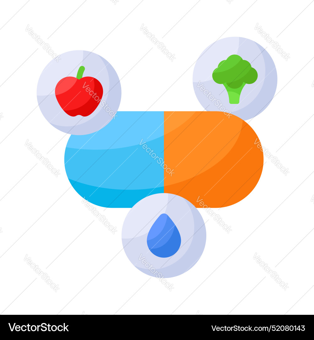 Multivitamin Royalty Free Vector Image - VectorStock