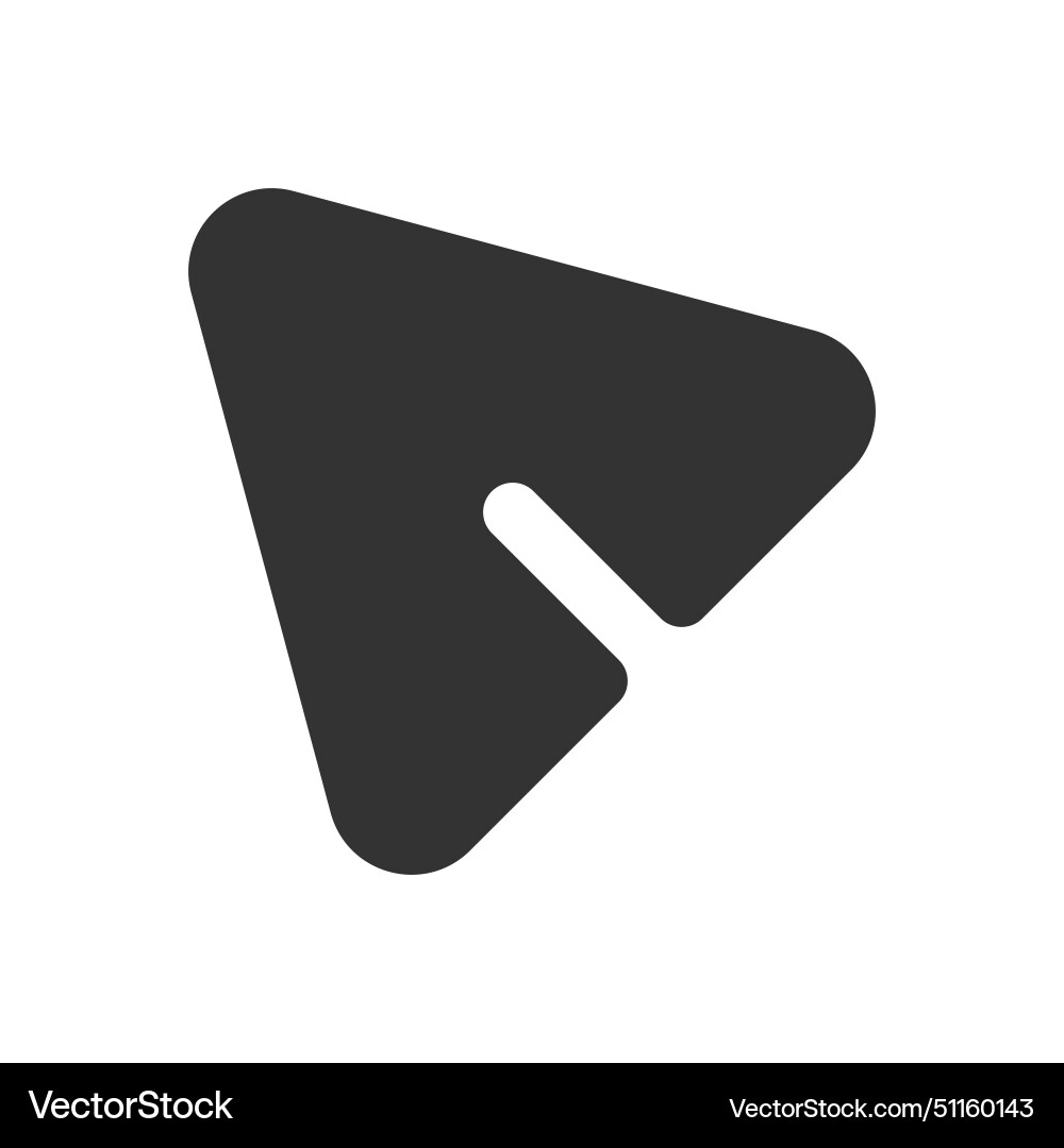 Send message glyph icon Royalty Free Vector Image