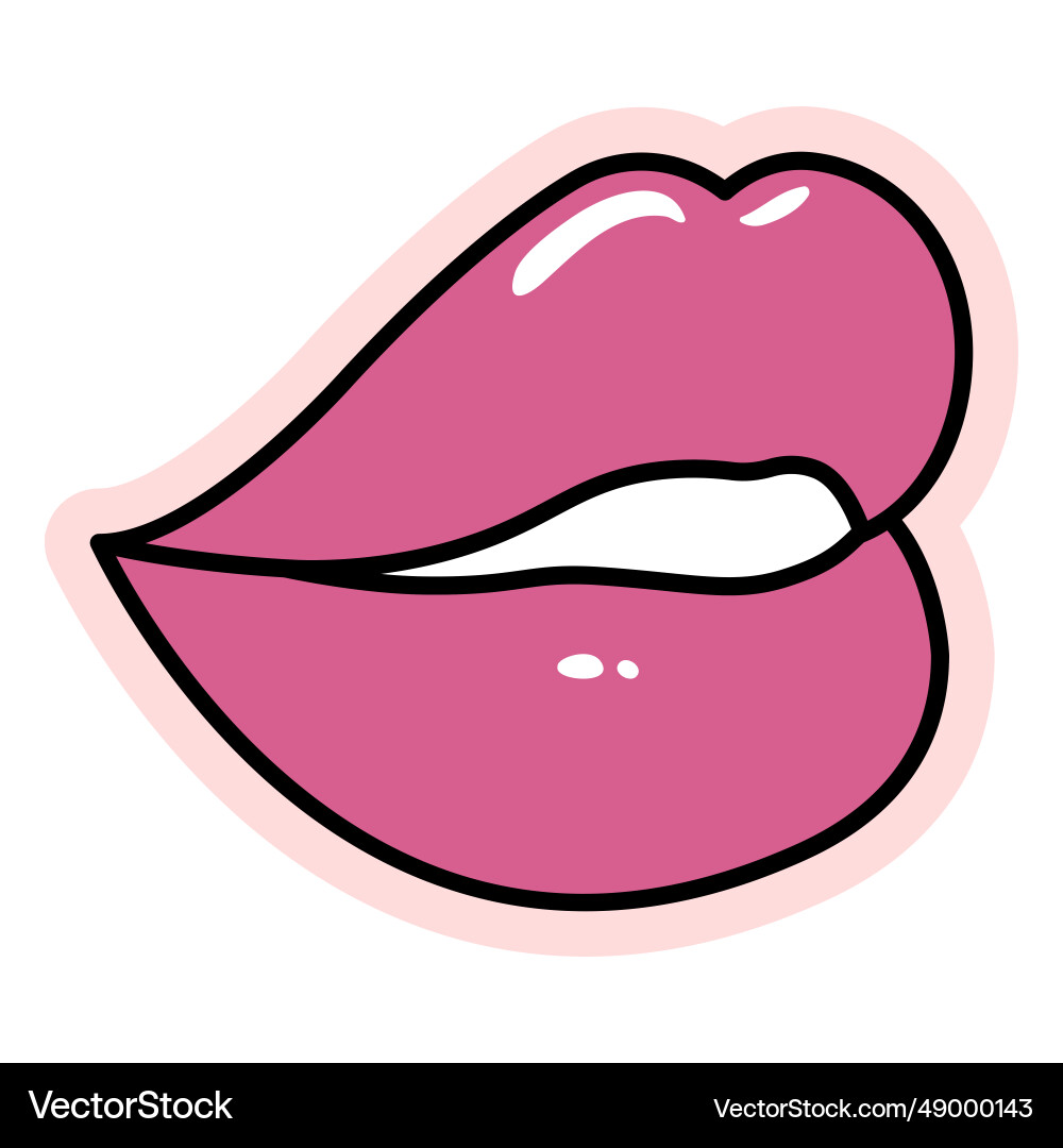 Simple Lips Vector