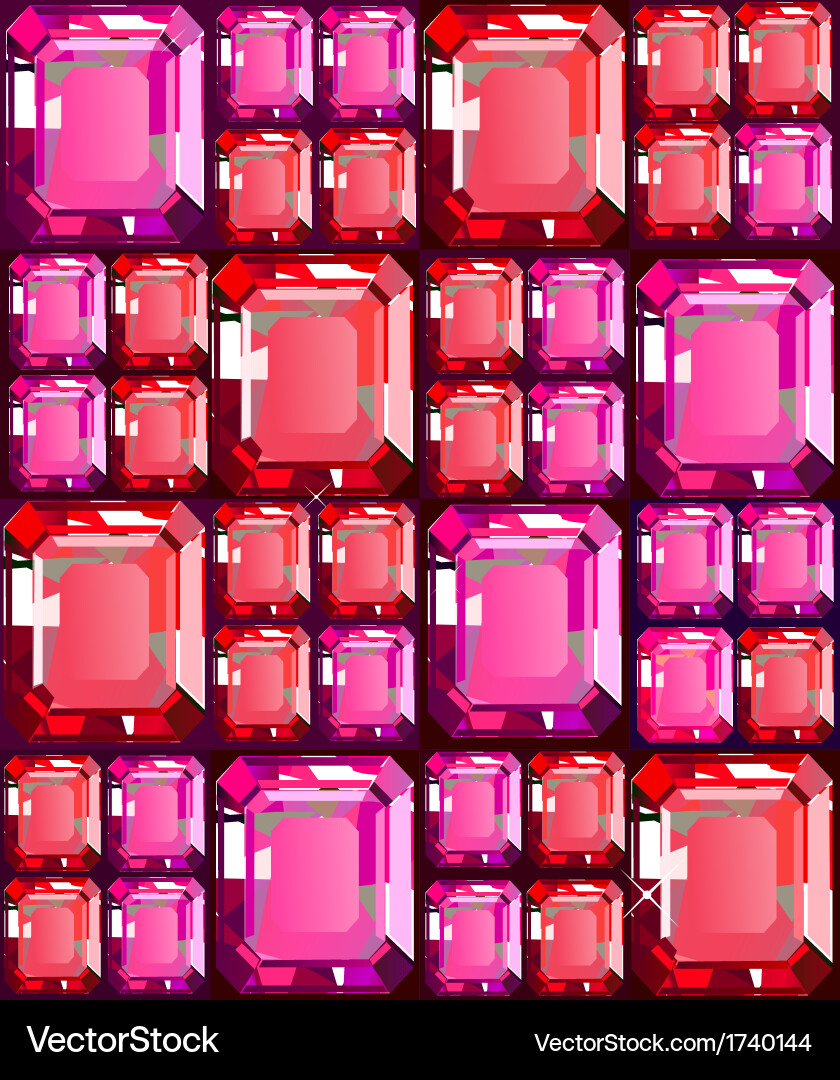 Mosaic gem background Royalty Free Vector Image