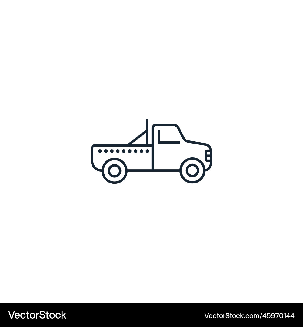 Pickup creative icon from transport icons Vector Image