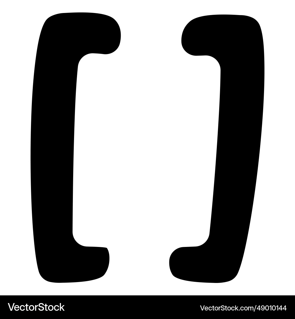 Punctuation Bracket Vector 217,600+ Punctuation Marks Stock