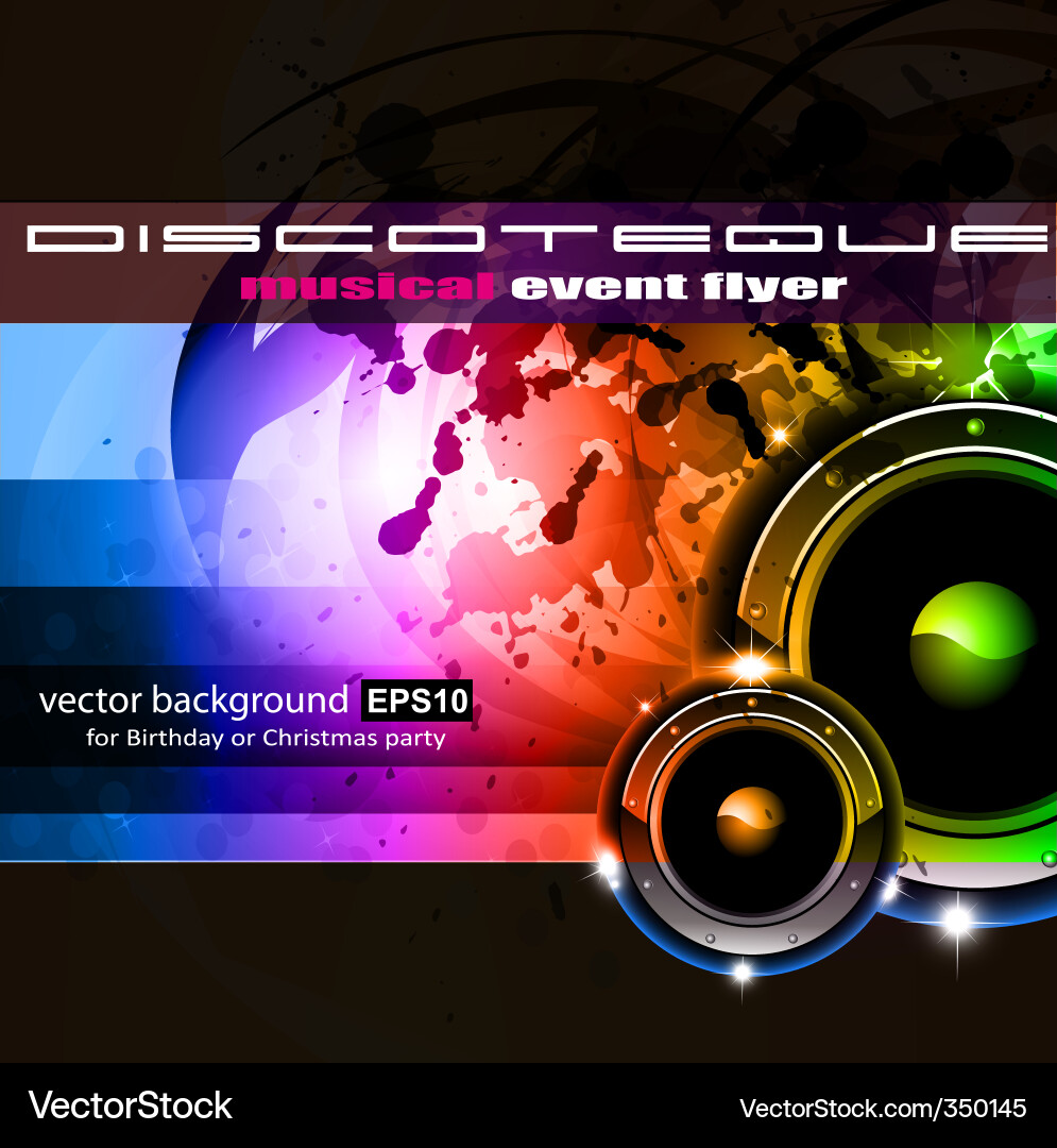Disco Royalty Free Vector Image - VectorStock