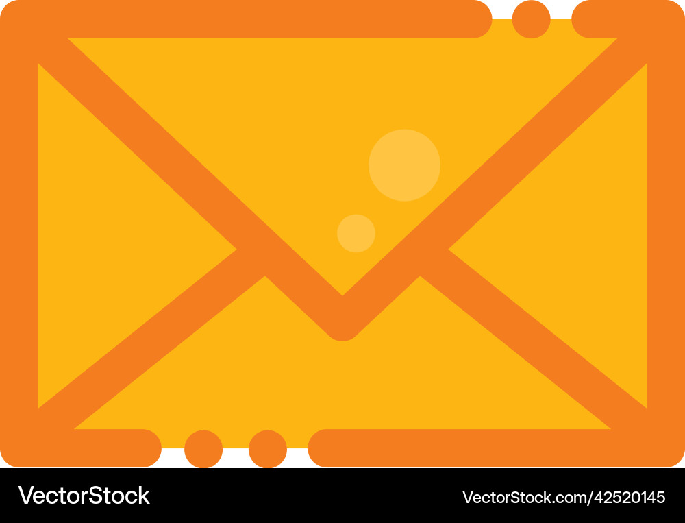 Envelope mail message Royalty Free Vector Image
