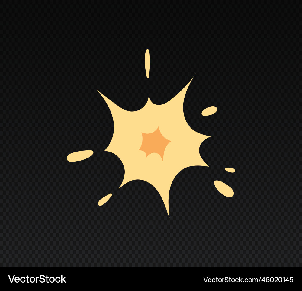 Explosive effect concept Royalty Free Vector Image