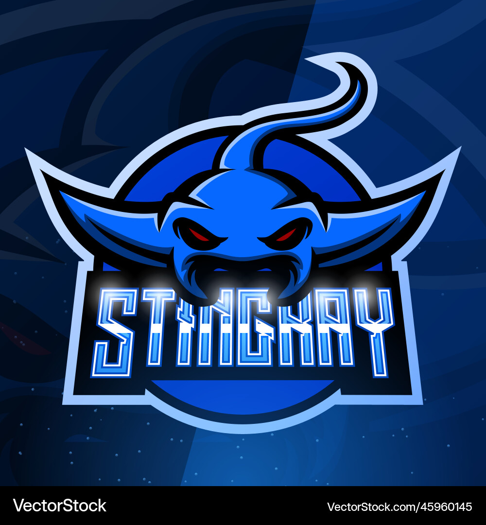 Stingray Sports Logo Stingray Logo Etsy