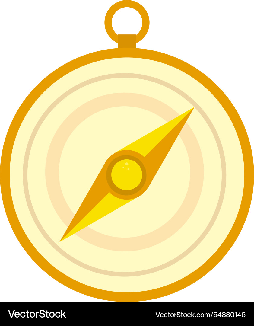 Compass - simple icon Royalty Free Vector Image