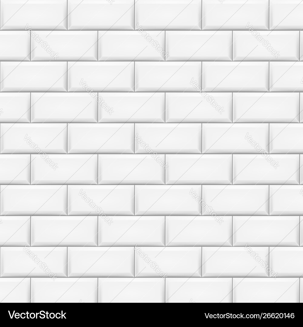 Horizontal white tiles background Royalty Free Vector Image
