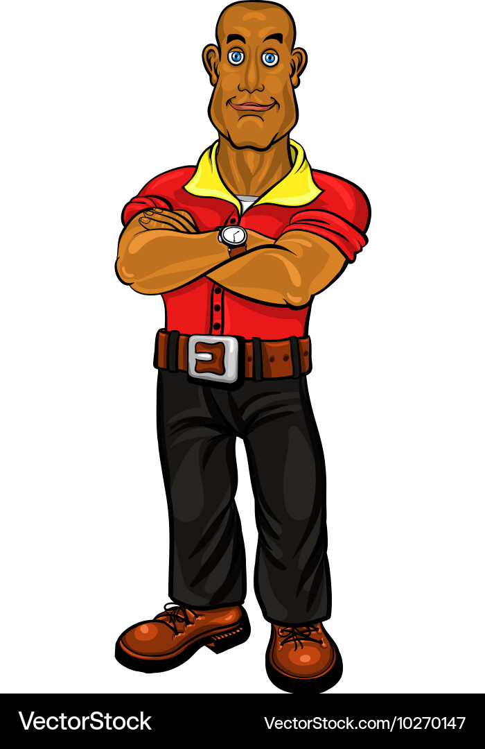 Black man Royalty Free Vector Image - VectorStock