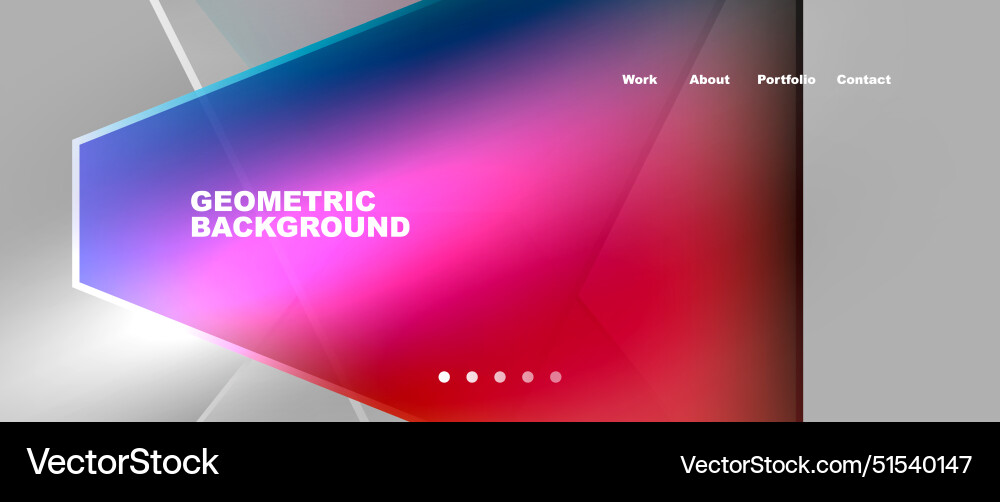 Flowing bright neon gradients geometric abstract Vector Image