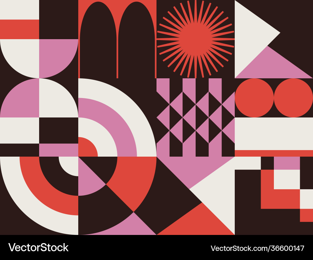 Geometric Swiss Pattern Royalty Free Vector Image