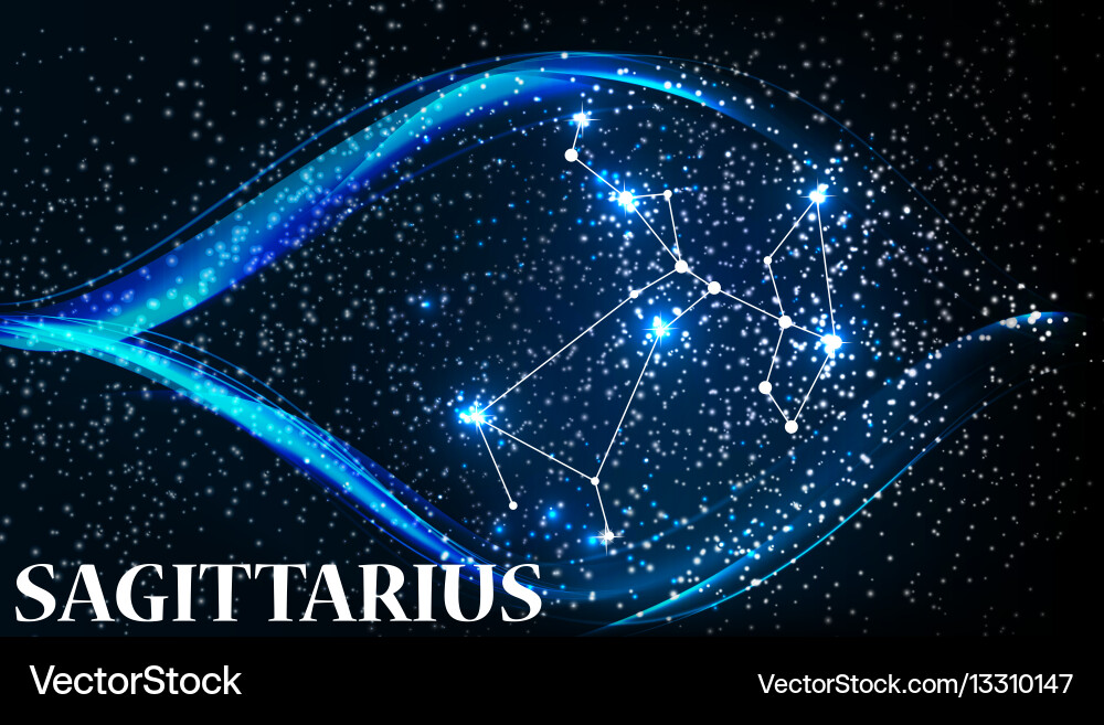 Symbol sagittarius sign Royalty Free Vector Image