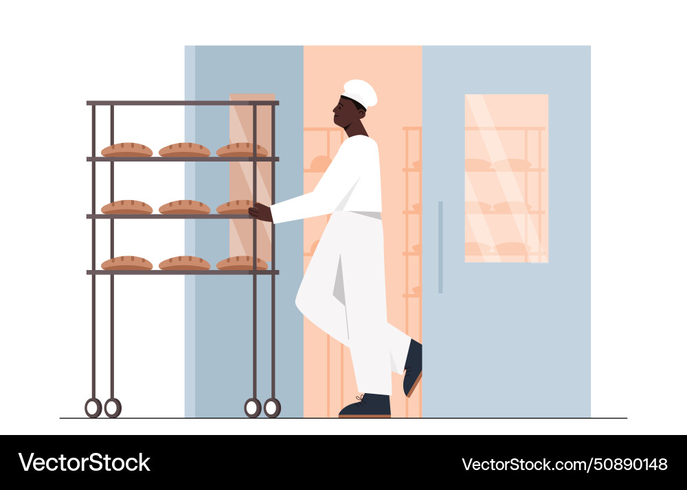 Baking industry concept Royalty Free Vector Image