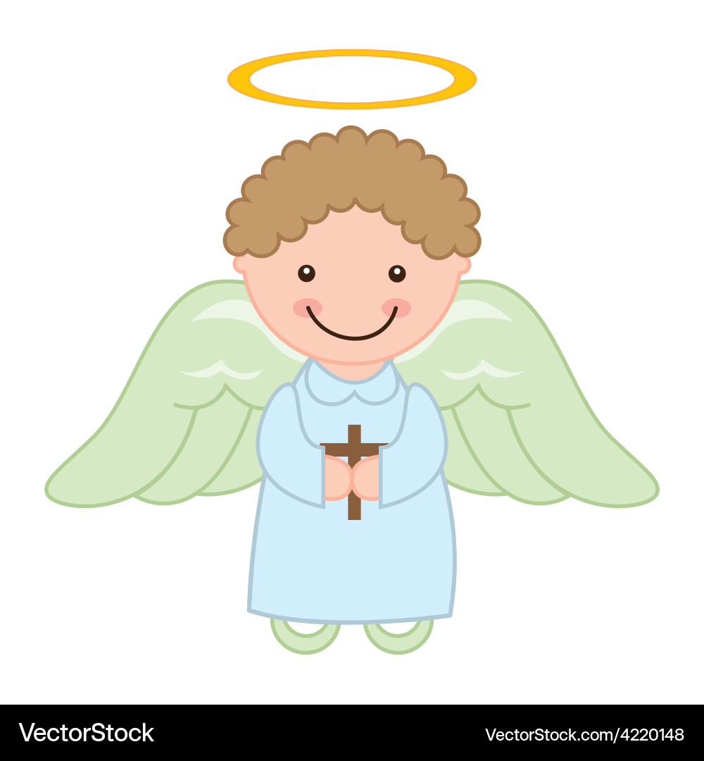Cute angel Royalty Free Vector Image - VectorStock