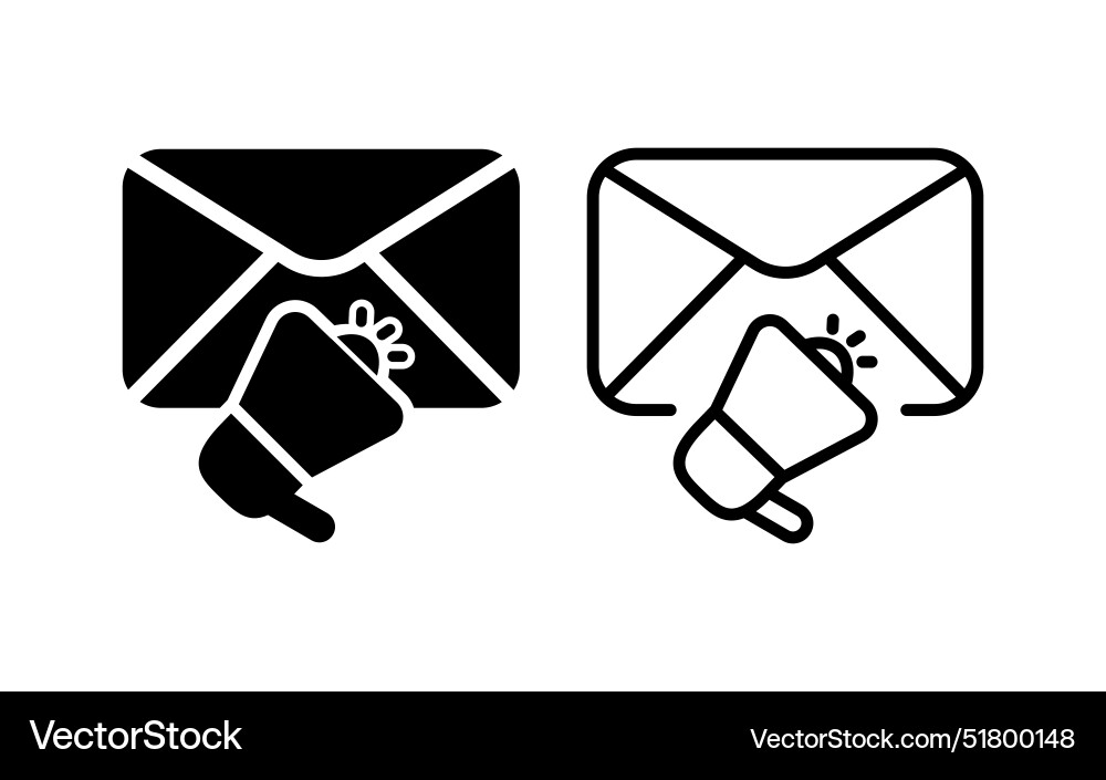 Email marketing icon Royalty Free Vector Image