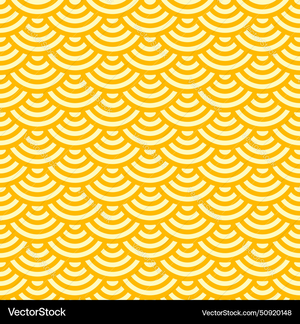 Ramen pasta noodle seamless pattern background Vector Image